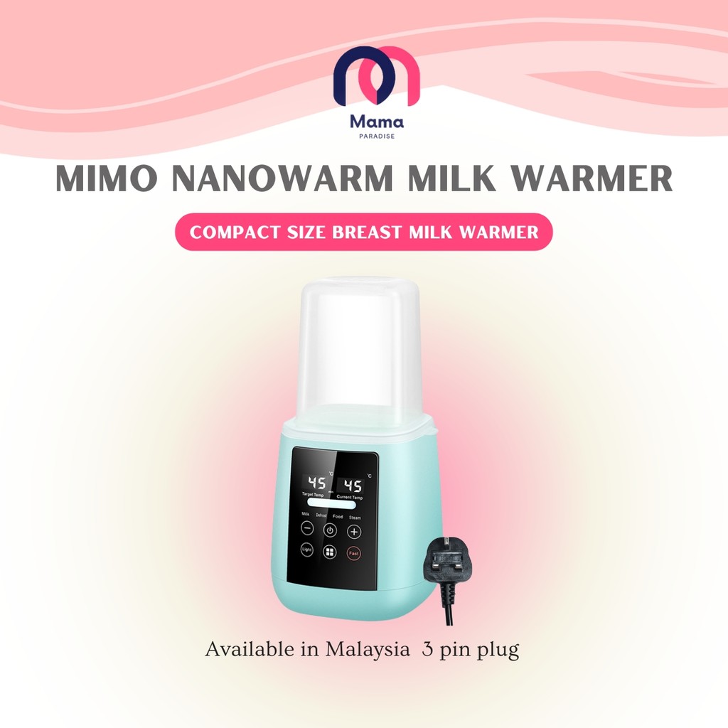 Mimo NanoWarm Milk Warmer Compact Size For Breast Milk & Formula Milk ...