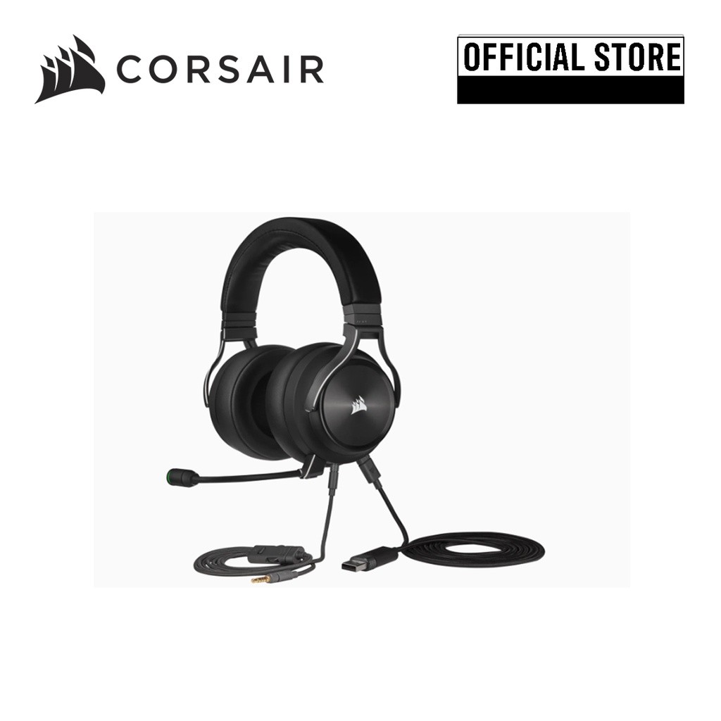 CORSAIR VIRTUOSO RGB WIRELESS XT High-Fidelity Gaming Headset Slate CA ...