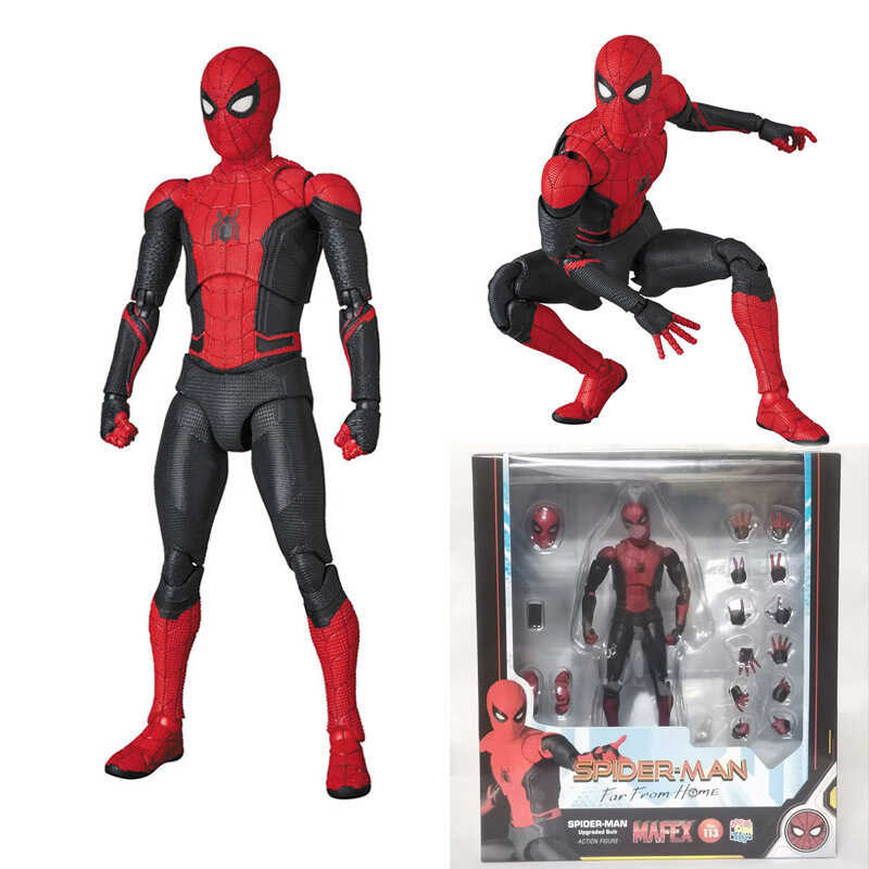 MAFEX 113 Spider Man Hero Expedition Spider Man Upgraded Suit Mobile ...