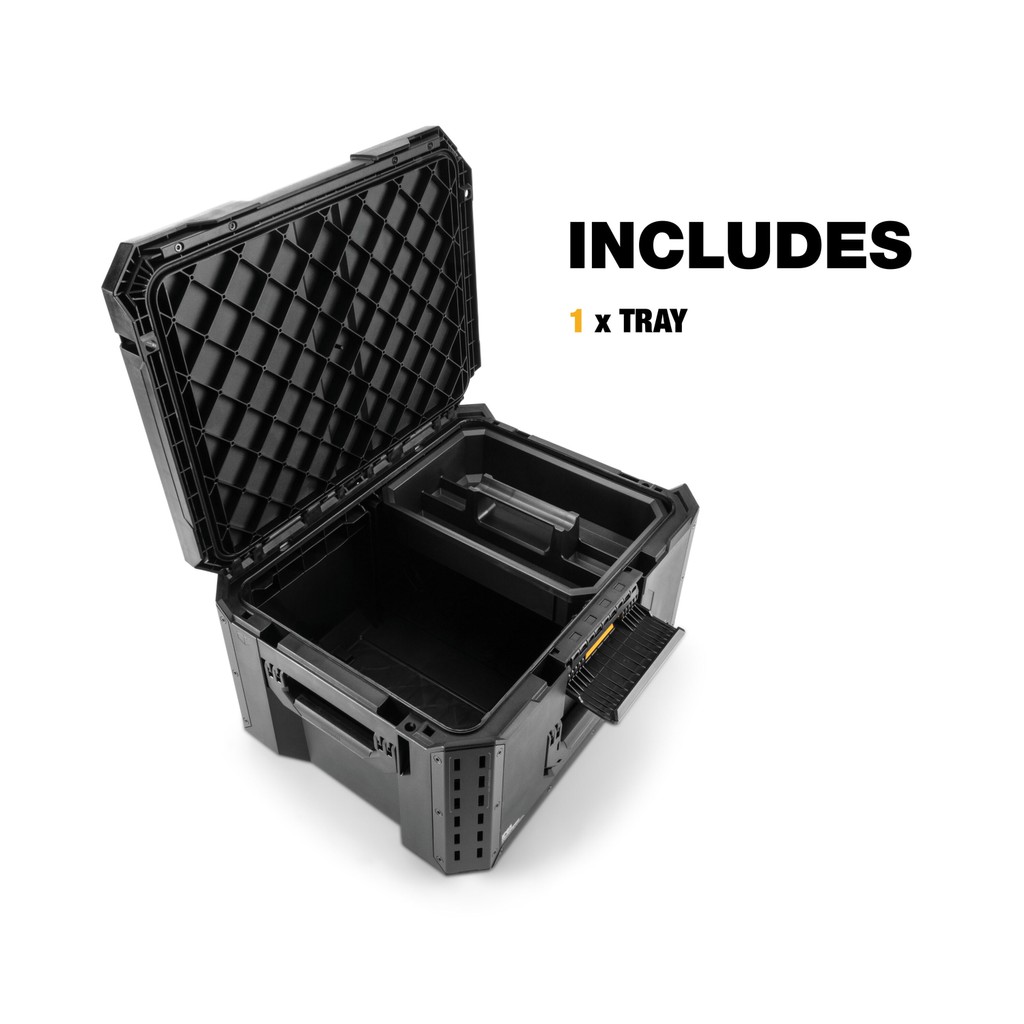 TOUGHBUILT TB-B1-B-50 StackTech Large Tool Box Multifunctional Matching ...