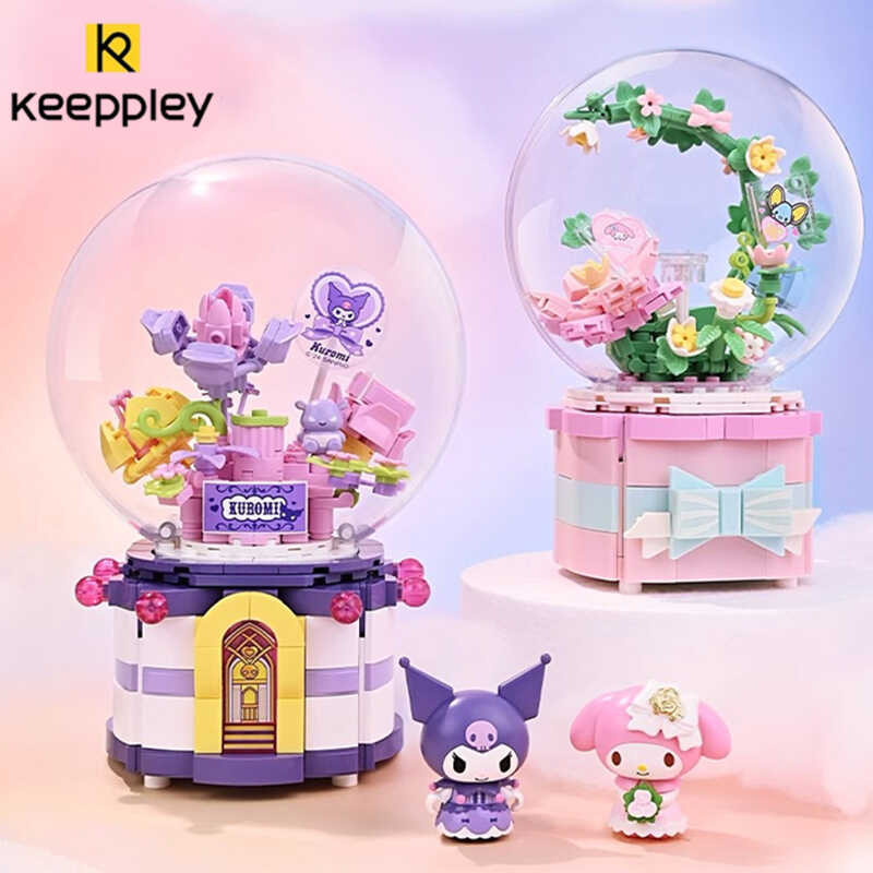 Assembled Sanrio Building Bloc Keepley Kuromi Cinnamoroll My Melody ...