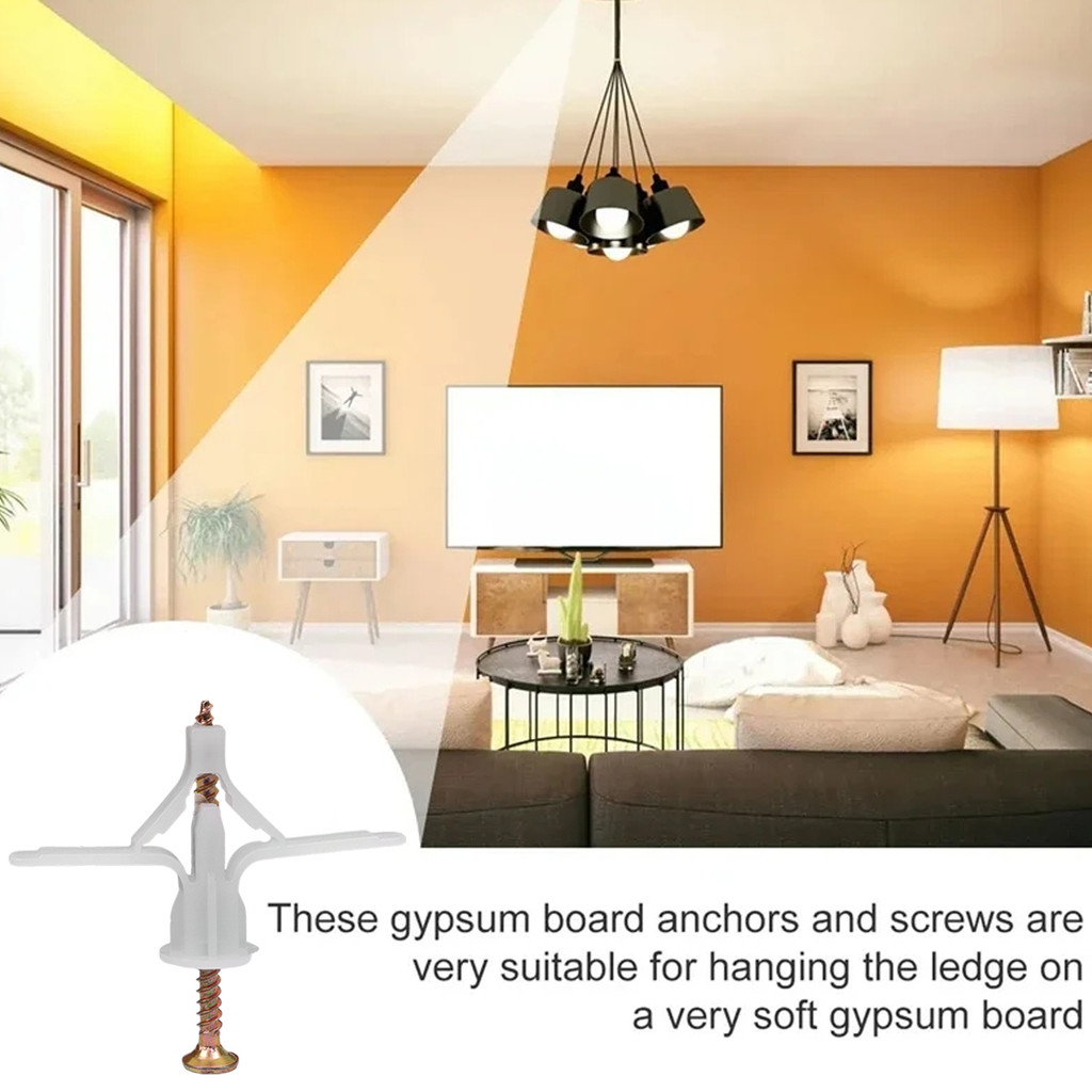 Plasterboard Wall Plug Expansion Tube - Self Drilling Anti Rotate ...