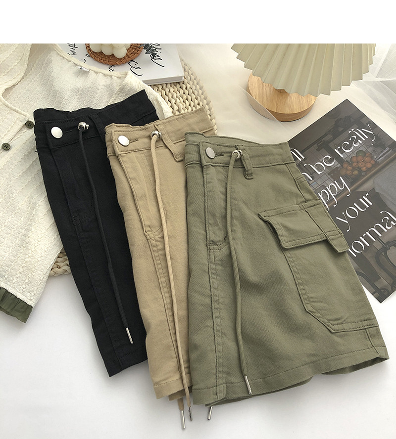 MEET.U S-6XL Plus Size High Waist Denim Palda Skirts with Safty Shorts ...