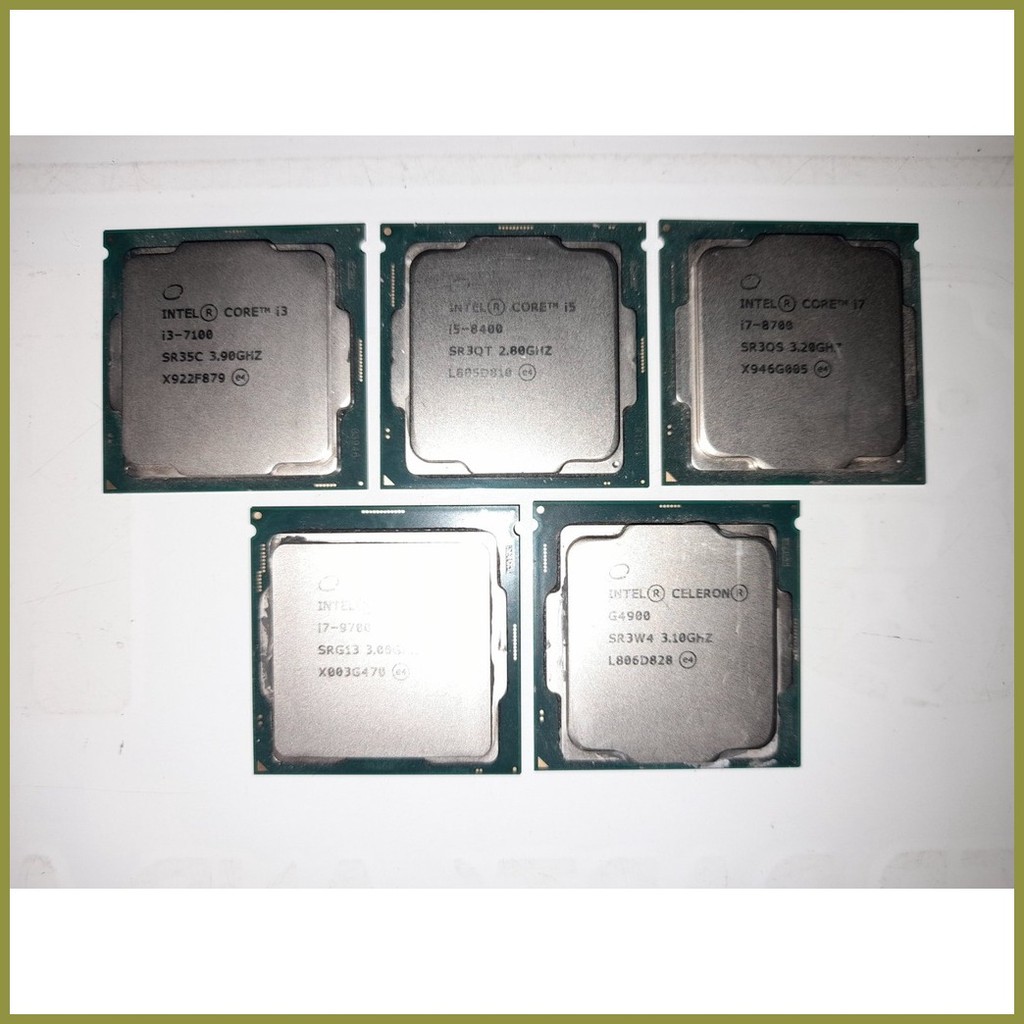 INTEL PROCESSOR i3, i5, i7 2nd 3rd 4th 6th 7th 8th 9th Gen Available | Shopee Philippines