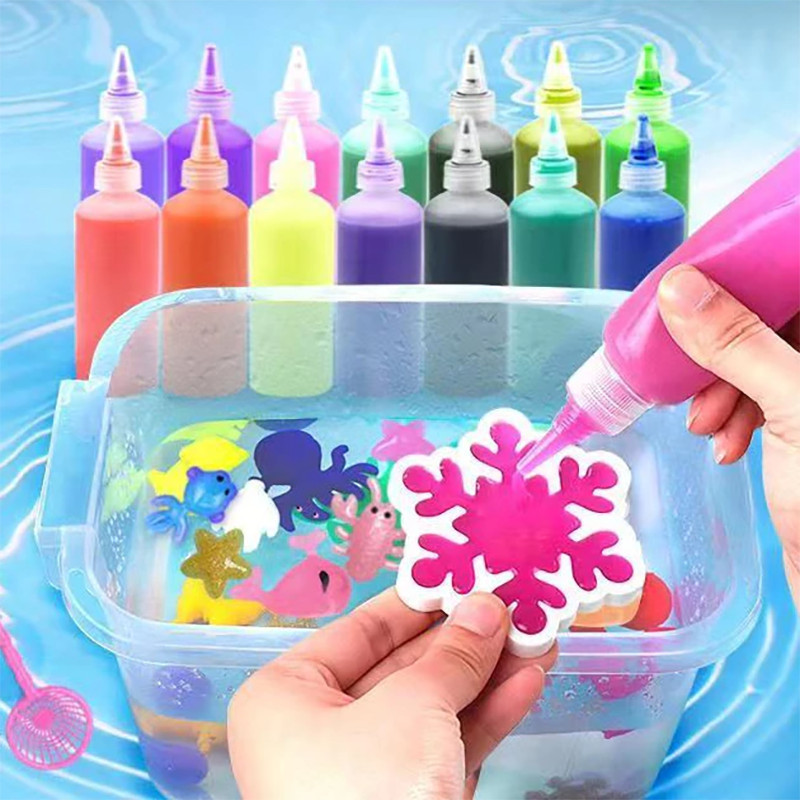 Kids DIY Magic Water Toy Children Handmade Craft Education Water Ocean ...