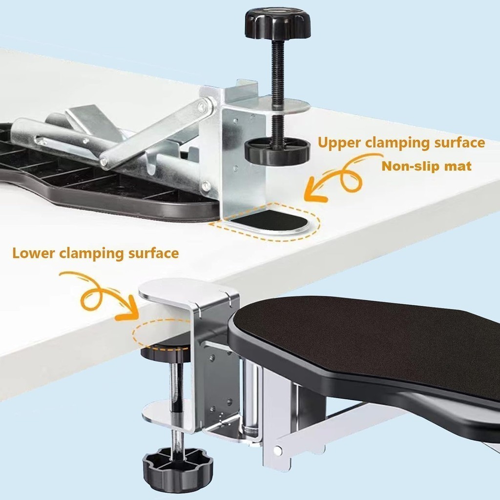 Computer Desk Hand Rest Stand , 180° Foldable Rotating Arm Support ...