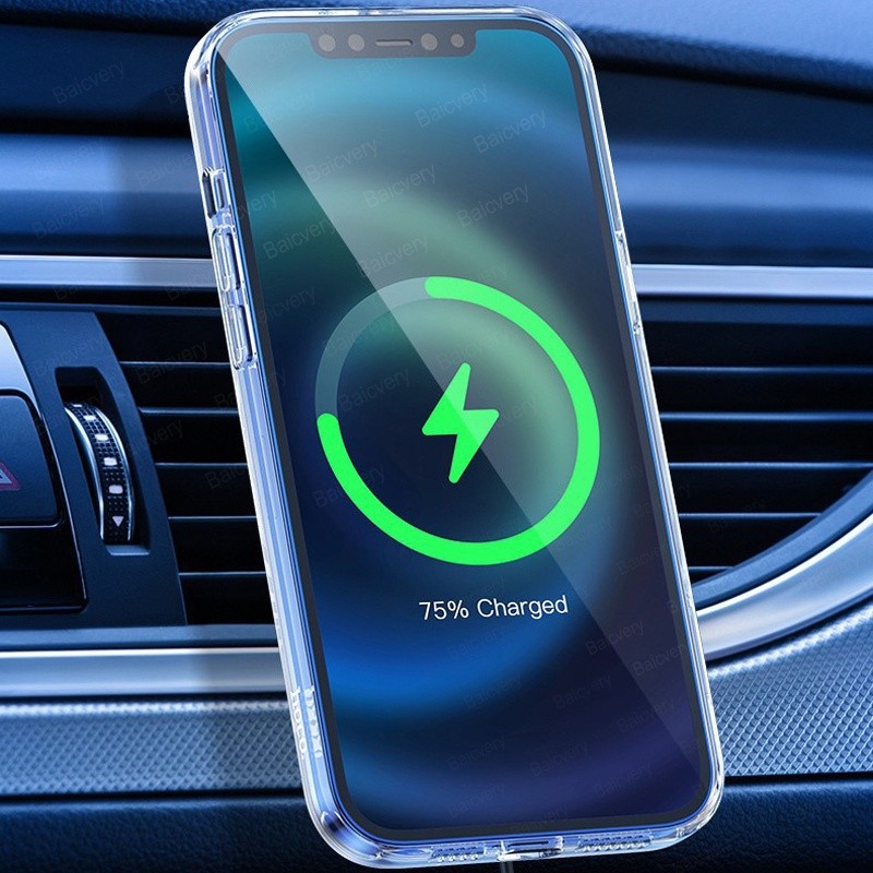 3 in 1 OPPO A3X Shockproof Phone Case With Magnetic Wireless Charging ...