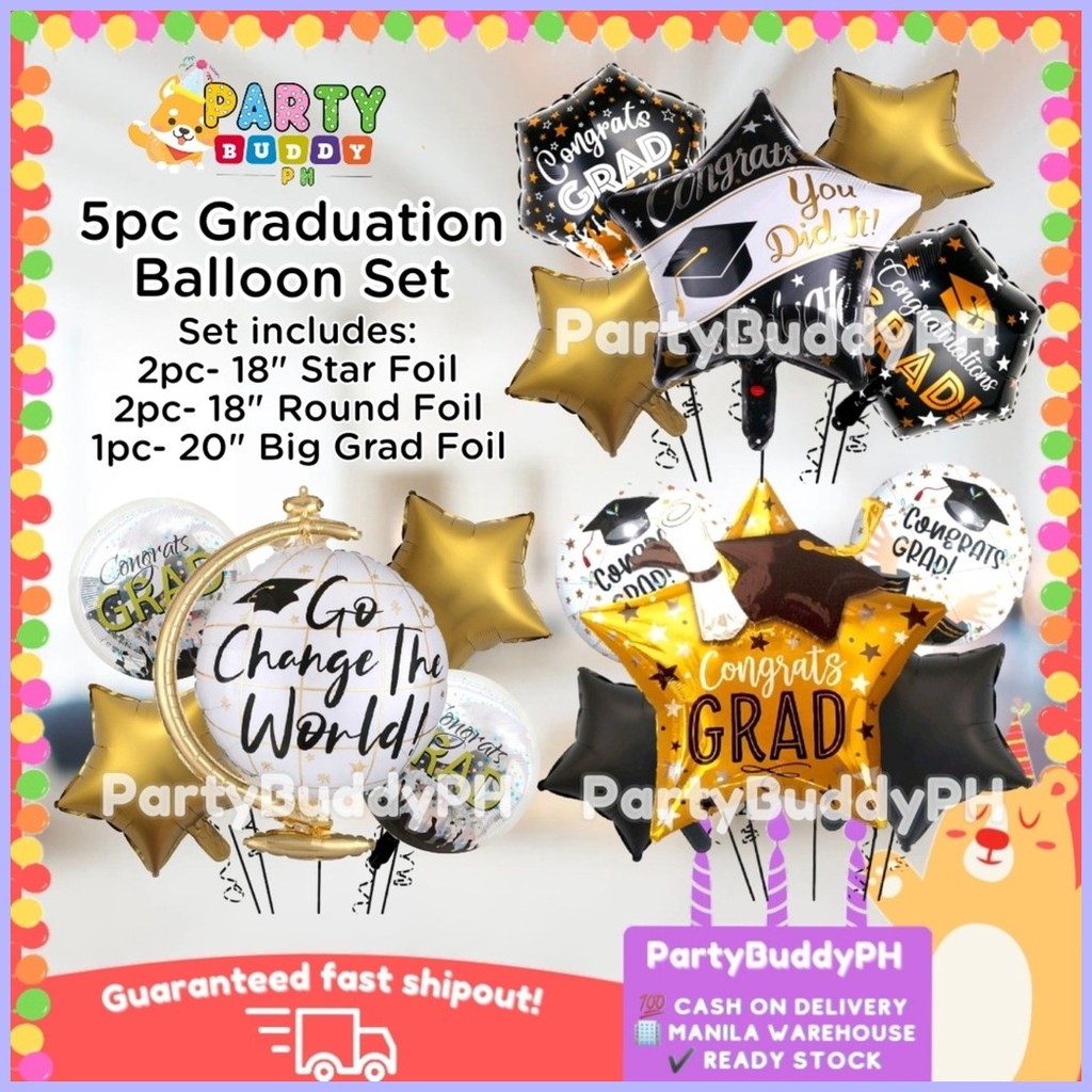 5pc 5in1 Graduation Congrats Grad You Did It Congrulations Graduate ...