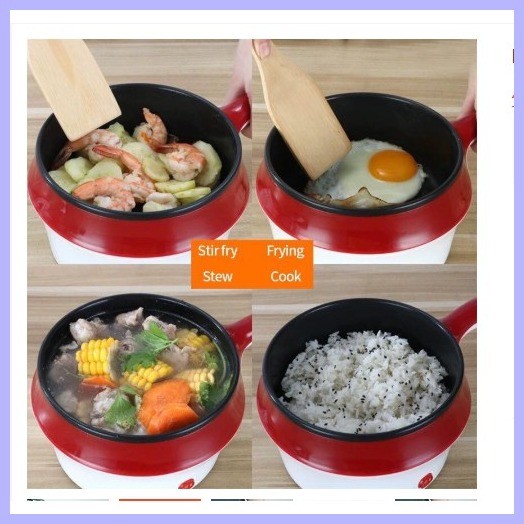 Multifunction Electric Mini Cooker Pot Electric Cooking Pot | Shopee ...