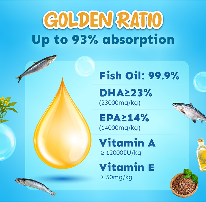 Petsup Premium Salmon Fish Oil for Pets Healthy 200ml Omega-3 Skin Coat ...