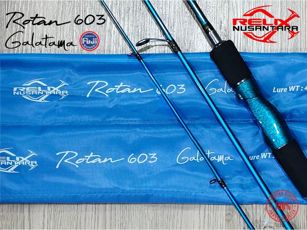 RELIX NUSANTARA ROTAN GALATAMA TOSCA SPINNING FISHING ROD | Shopee ...
