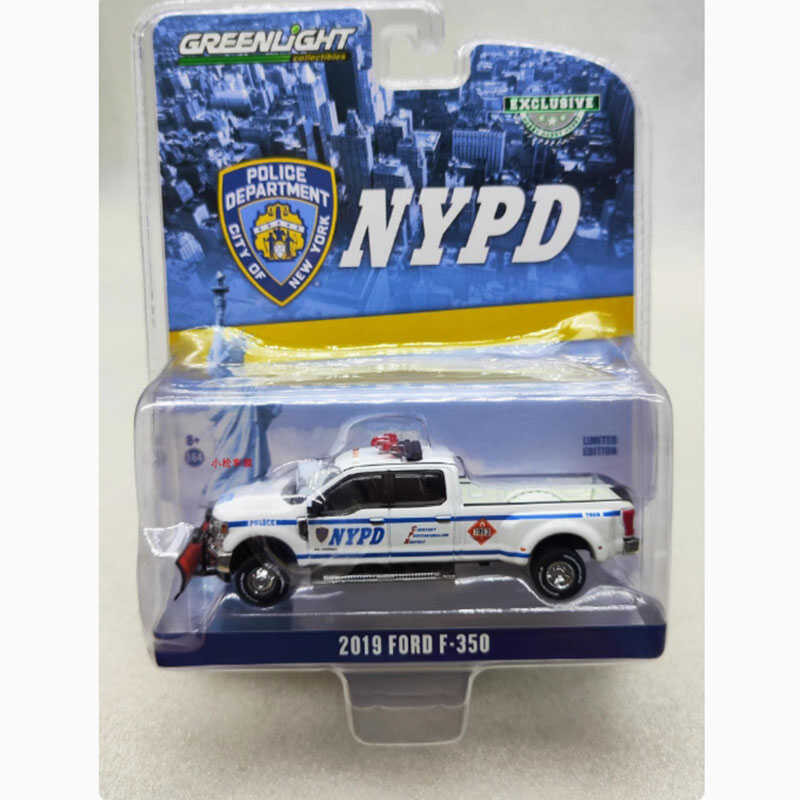 Diecast Greenlight 1:64 Scale 2019 Ford F-350 Dually Police Pickup ...