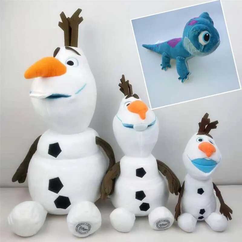 LY Frozen Elsa Anna Princess Stuffed Plush Dolls Olaf Snow Man Snowman ...