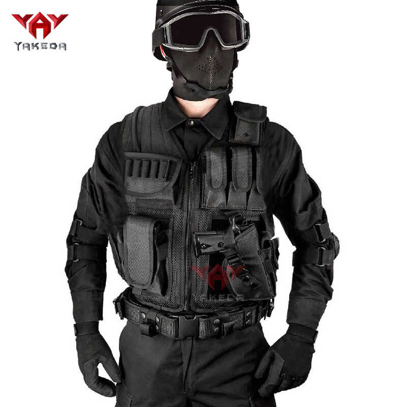 Yakoda tactical vest, the same black breathable mesh suit as the Weeknd ...