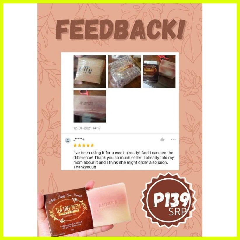 anti lice and kuto tea tree neem bar shampoo organic product ws ...