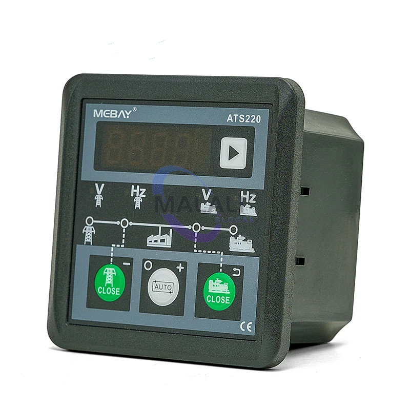 Mebay ATS220 Generator ATS Controller LED Display Auto Manual Dual ...