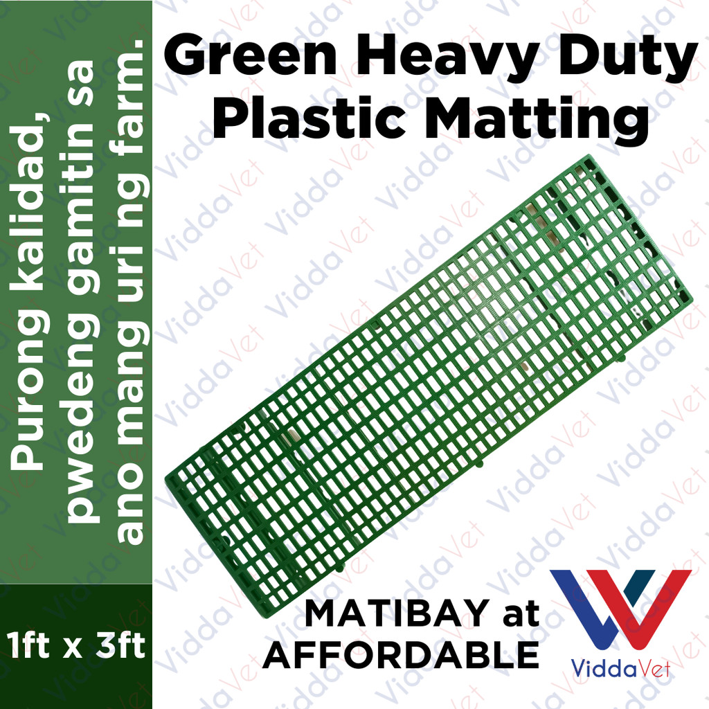 Anti-Slip Green 1x3 Mattings for Pigs and Farm Animals 1x3 heavy duty ...
