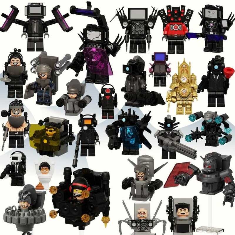 Season 12: Bagong KDL837 Battle Damage Titan TV Monitor Building Blocks ...