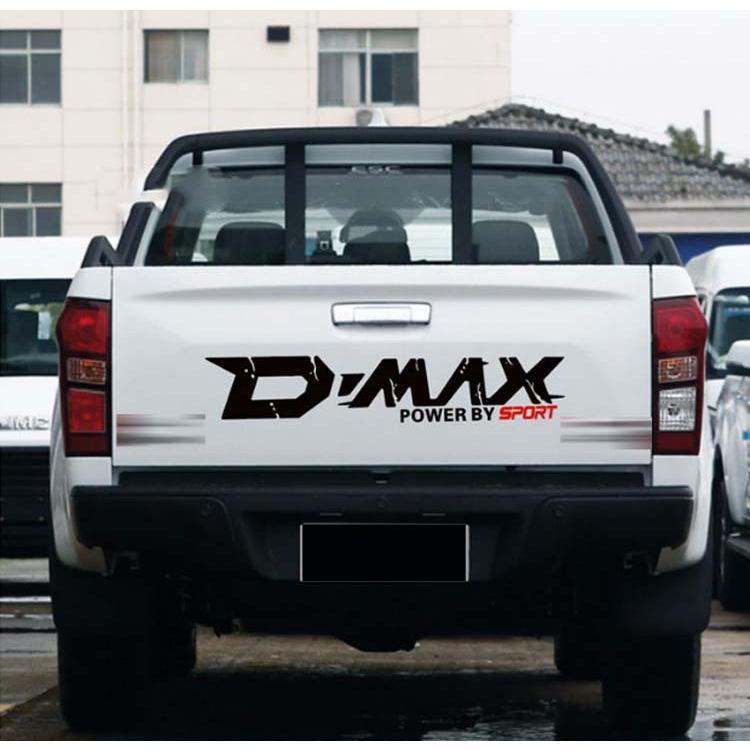 Car stickers for Isuzu Dmax D-Max pickup truck rear door decal stickers ...