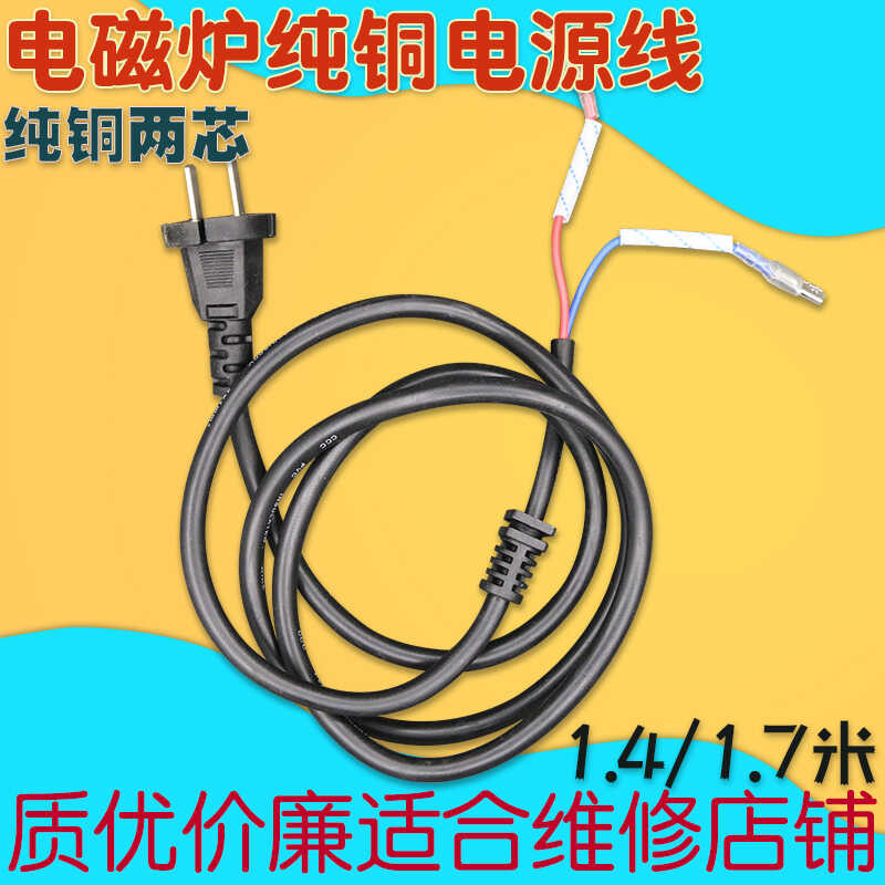 Pure Copper Two-Core Induction Cooker Cord Special Wire Plug Cable High ...