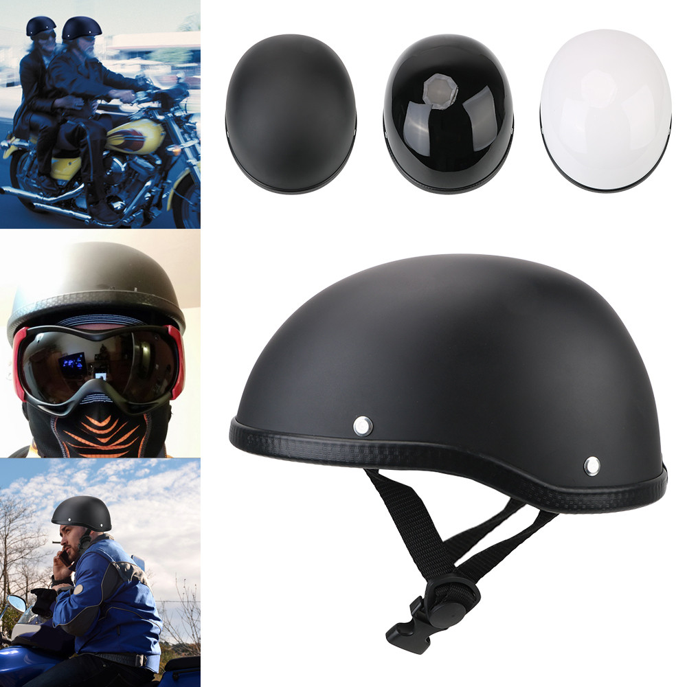 Uni Retro Motorcycle Vintage MTB Bike Ultralight Cycg Half Face Safety ...