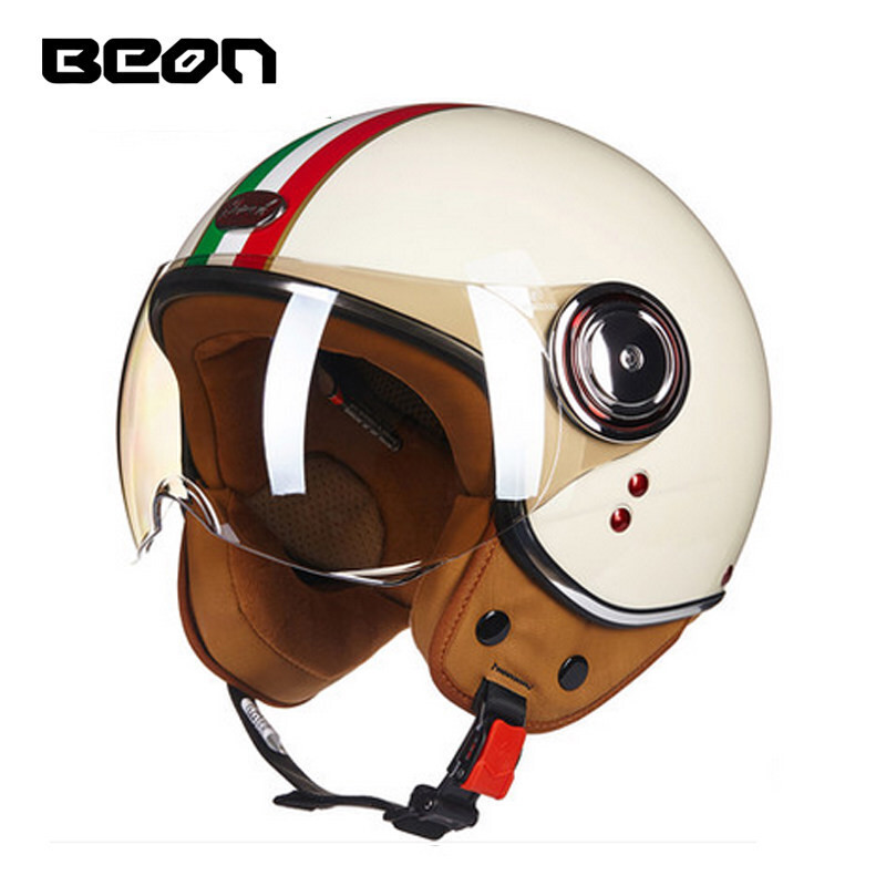 Cte BEON 110B Motorcycle Scooter Helmet Beon Open Face 3/4 Motorbike ...
