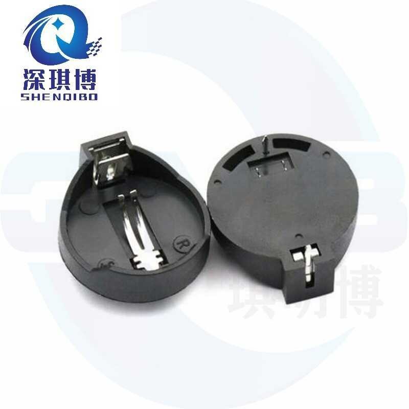 CR2032 shell 3V button battery box with straight insertion battery ...