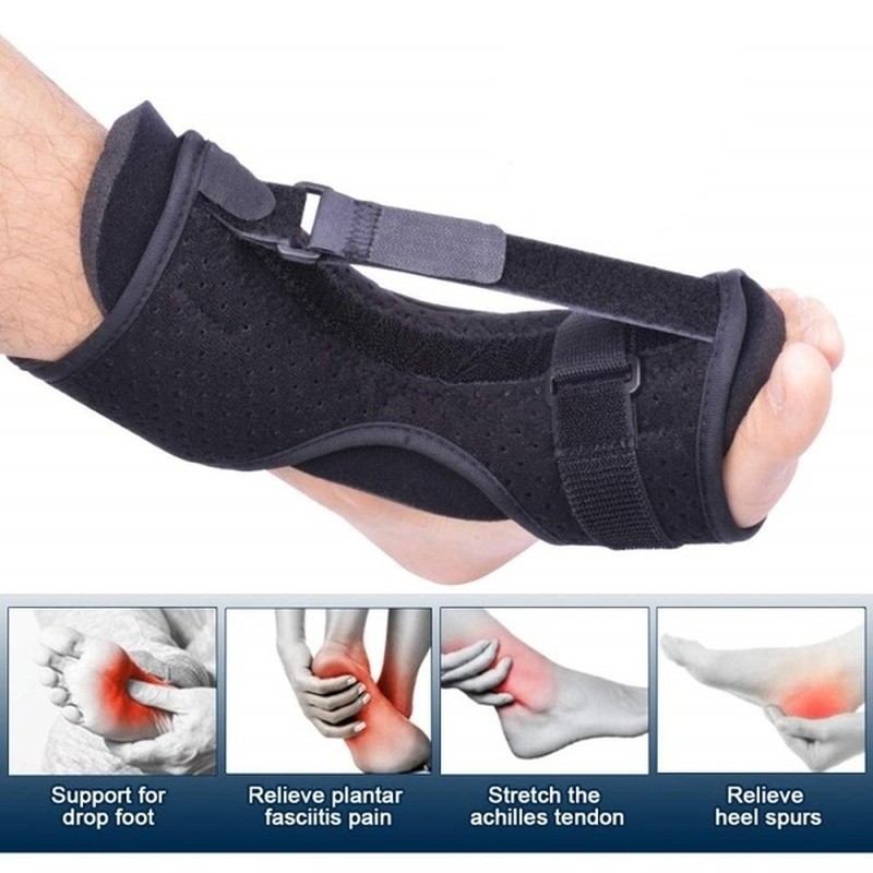 in stock Adjustable Plantar Fasciitis Night Foot Splint Drop Orthotic ...