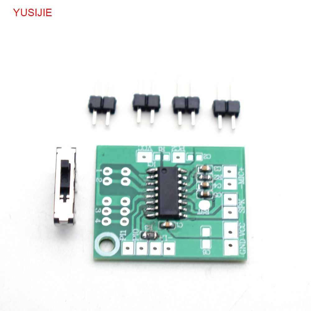 YuSiJie voice changer chip may 4 na uri ng tunog modulation DIY mask ...