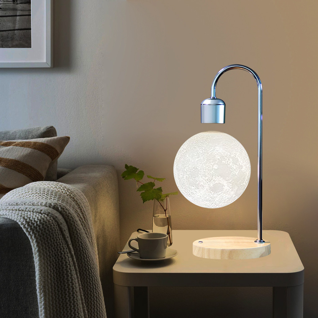 Floating Moonlight 3D Printing Integrated Seamless Creative Magnetic ...