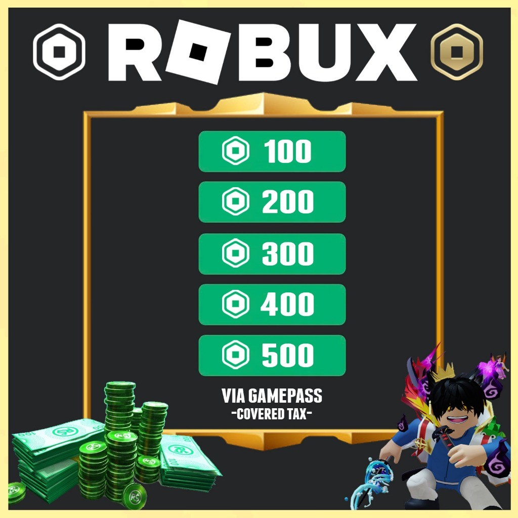 Roblox Super Cheap Robux Small Package with instruction stickers ...
