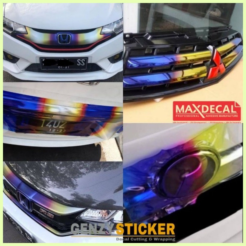 Titanium car grill wrap sticker | Shopee Philippines