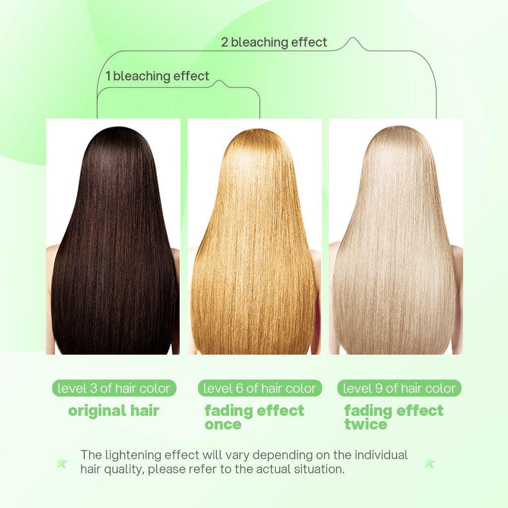 Bremod Hair Color Super Lightening Cream Gentle Fading Reduce Hair ...