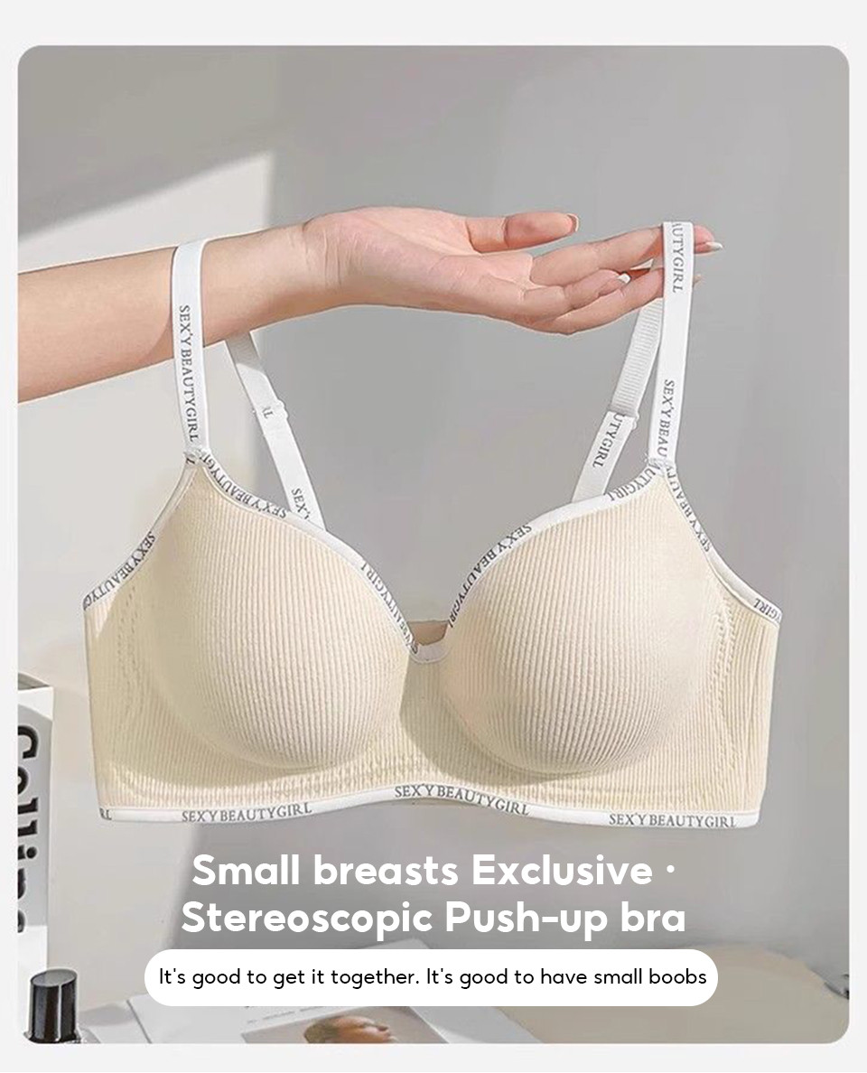 FallSweet Thick Cup Small Chest Bras for Women Seamless Soft Support ...