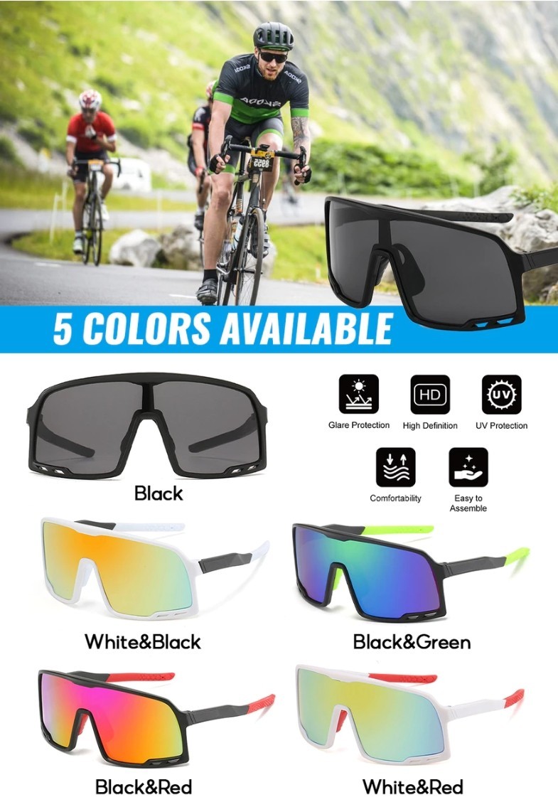 Cycling Shades Cycling Glasses UV Protection Polarized Sunglasses for ...