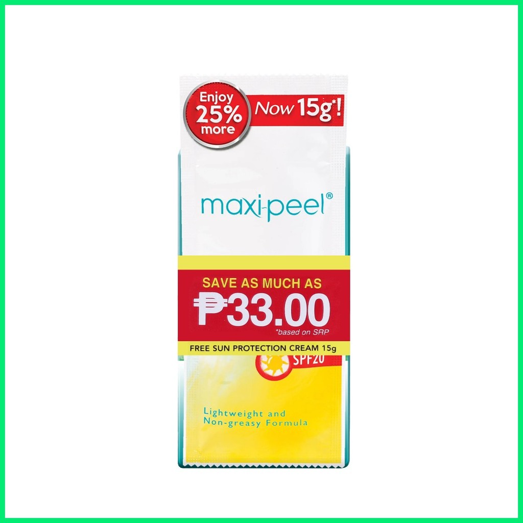 Buy 1 Get 1 Maxi-Peel Exfoliant Solution #3 60ml + Sun Protection Cream ...