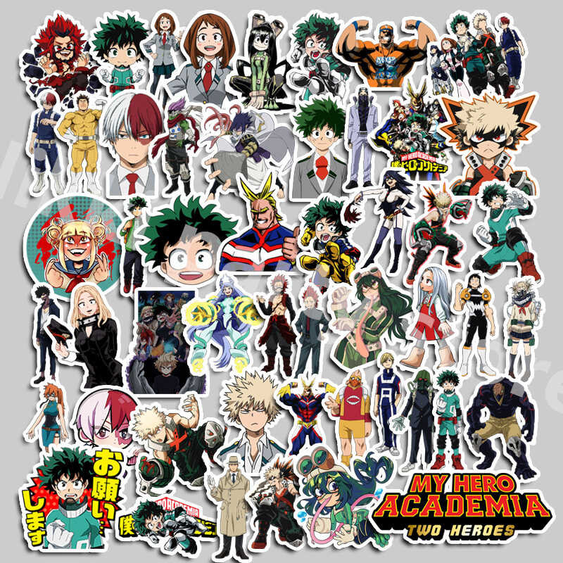 Hero Aking Academia Stickers Anime All Might Kawaii Sticker Laptop ...