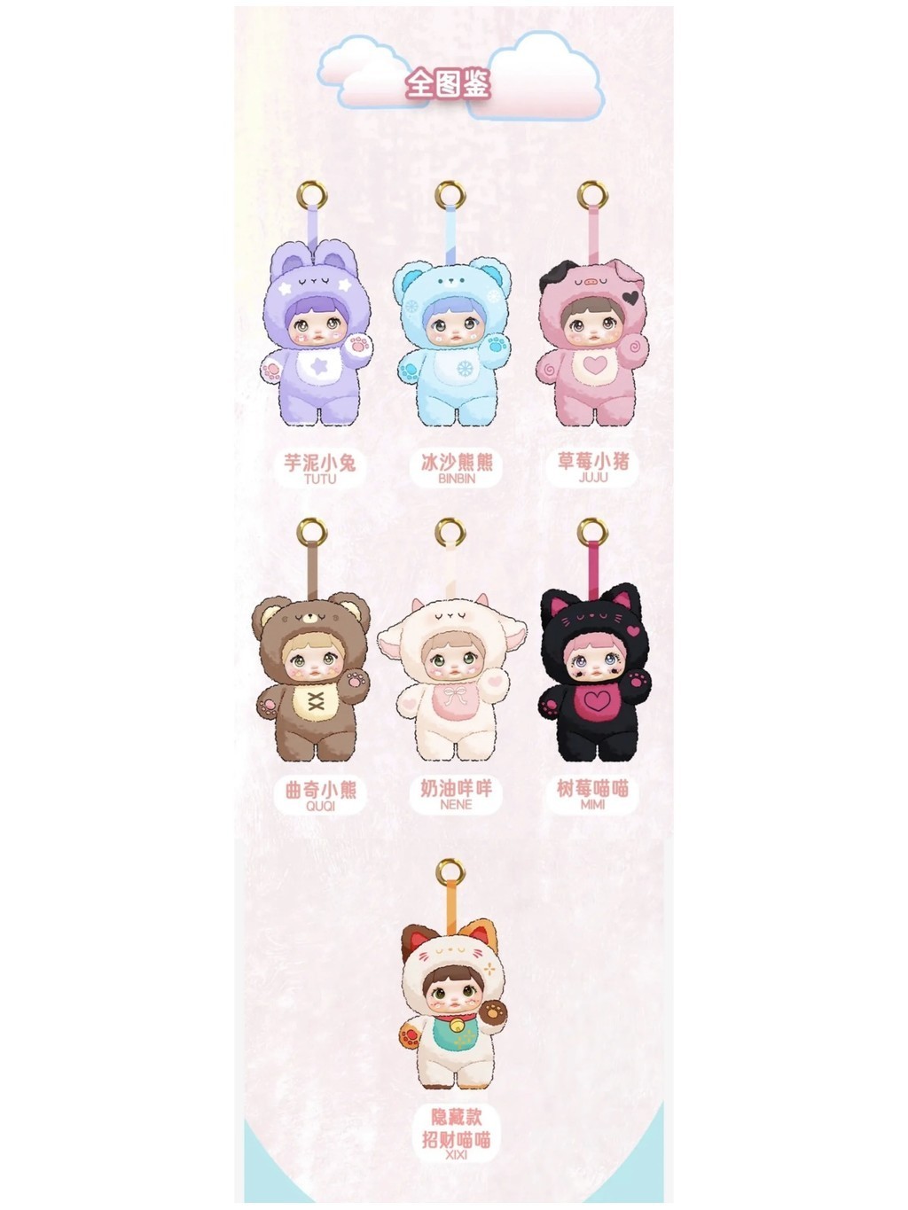 Nommi Loveliness Never Ends Series Vinyl Blind Box Action Figure Bag ...