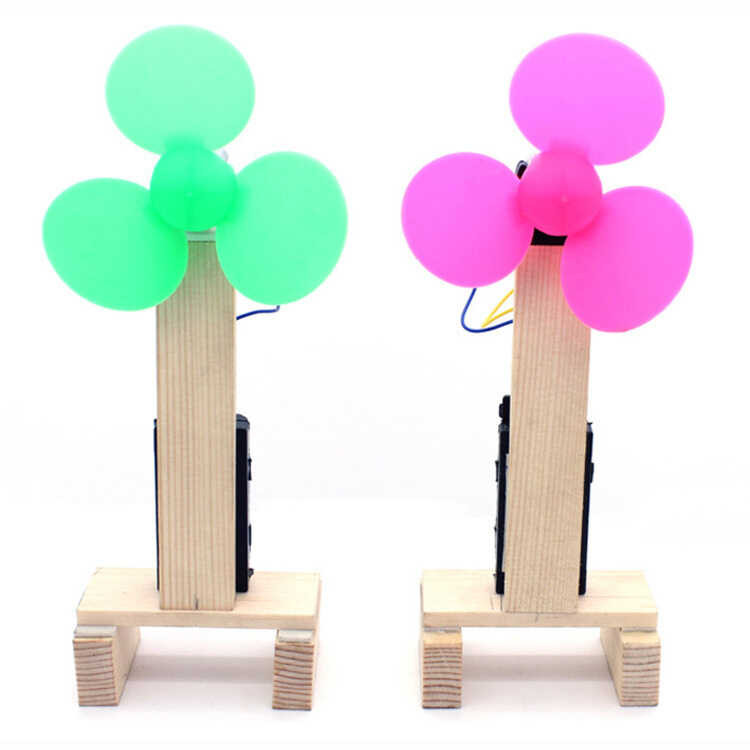 Self made electric fan, DIY technology, small production, invention ...