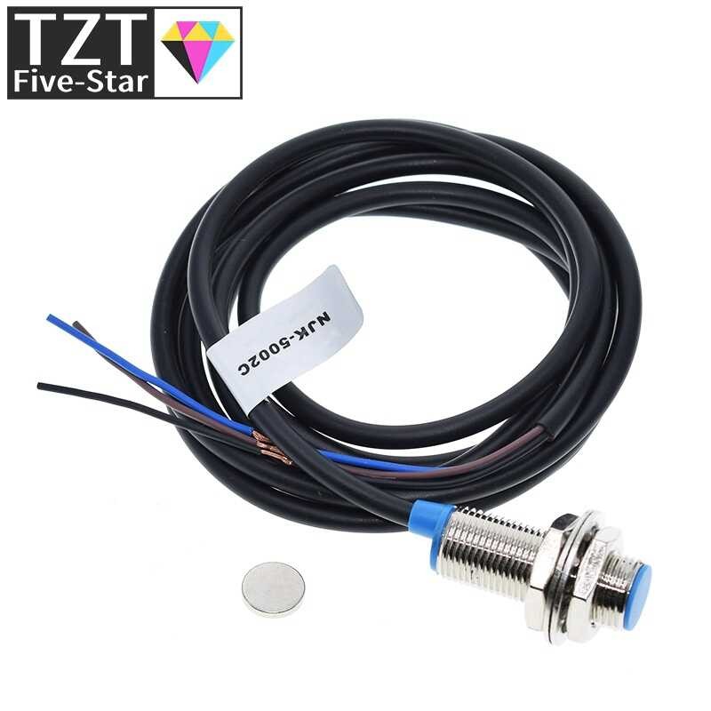 C92 TZT Njk-5002C Hall Effect Sensor Proximity Switch NPN 3-Wires Normally Open + Magne For ...