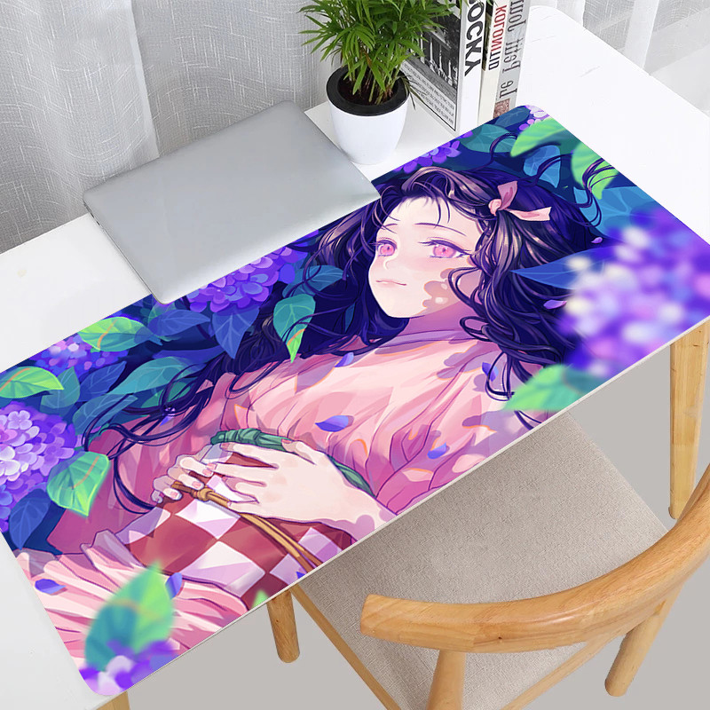 Kamado Nezuko Hot Anime Mouse Pad Demon Slayer Kawaii Girl Desk Mat PC ...