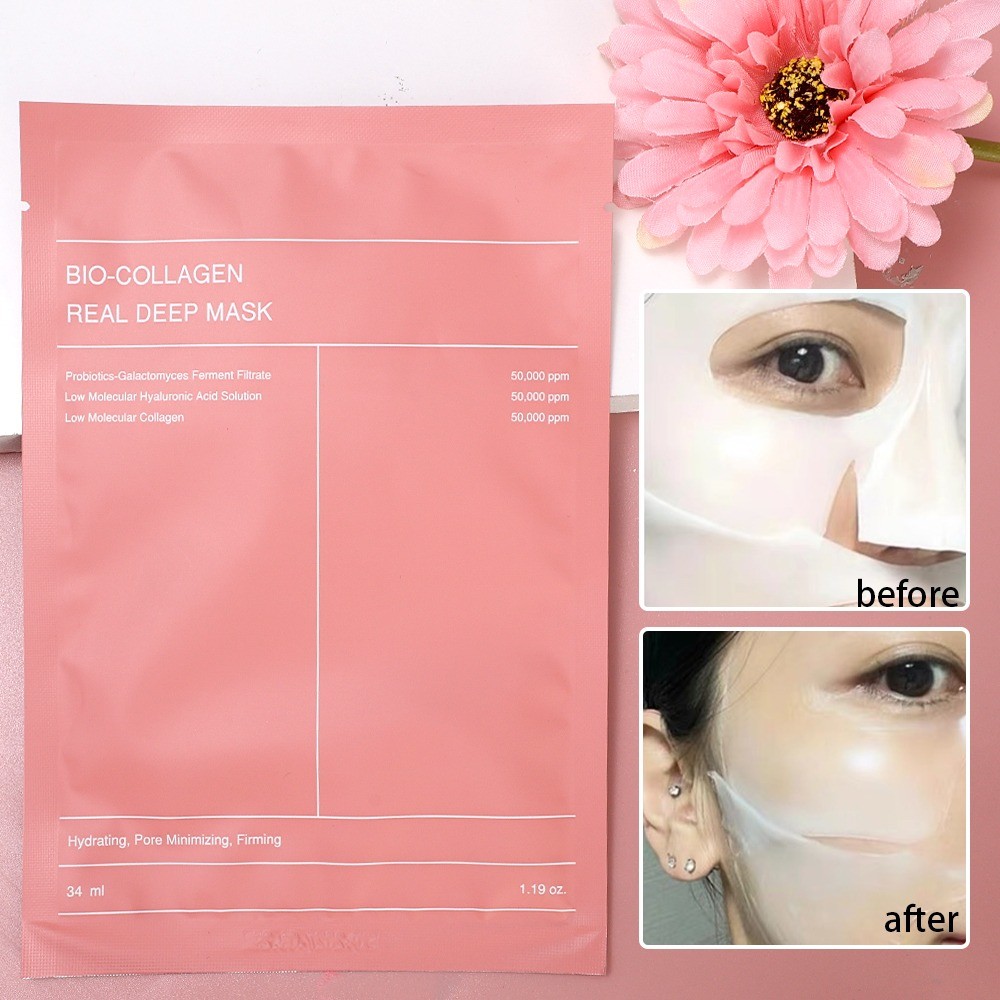 Skin Friendly Split Facial Mask - Mild Collagen Facial Skincare Product ...