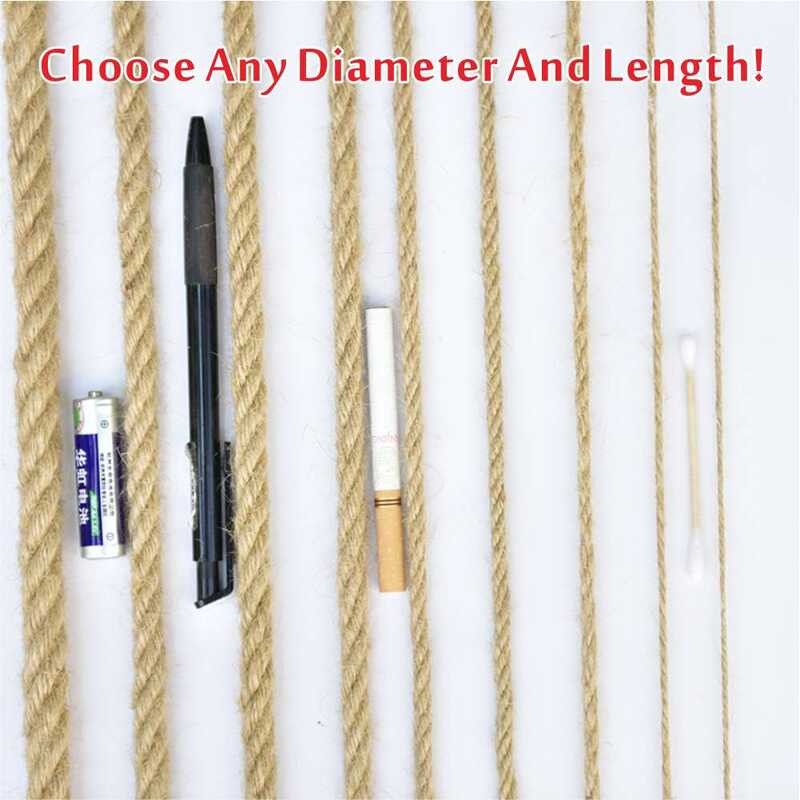 Safety Child Hand Made Jute Rope Stair Protective Fencing Mesh Garden ...