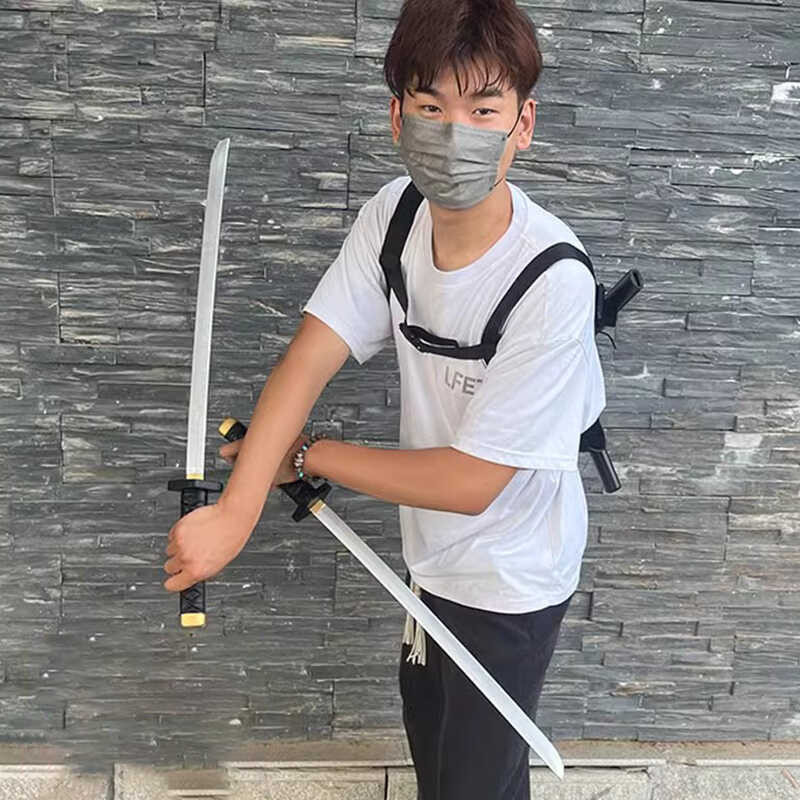 61cm 2024 Deadpool Katana Pu Anime Soul Figur Samurai Knife Ninja Sword ...