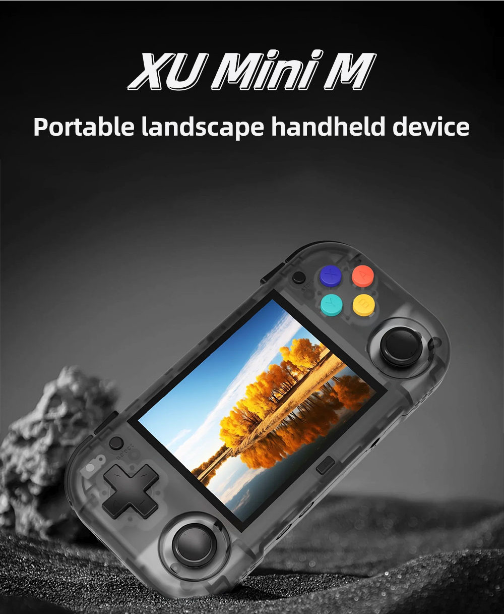 XU MINI M Handheld Retro Game Console 2.8'' Screen 2600mAh Battery ...