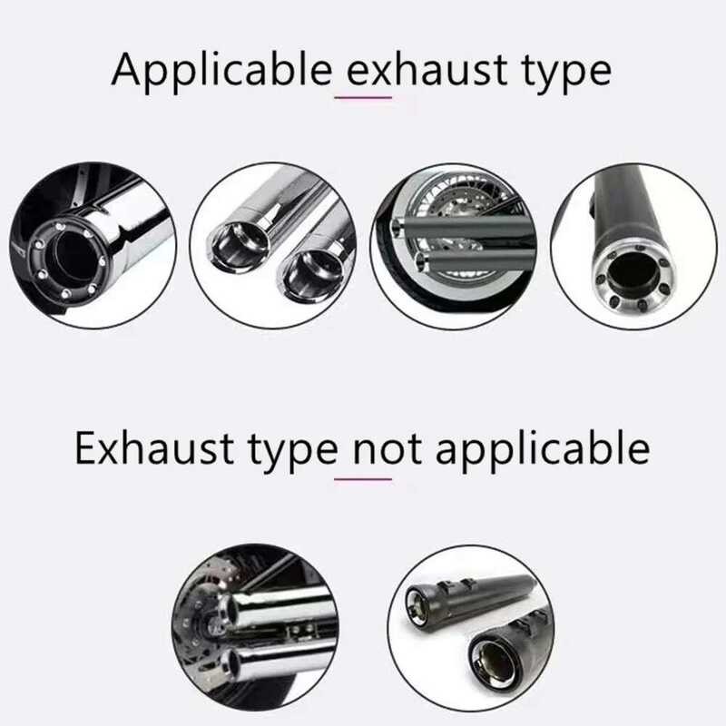 Motorcycle 3B Circular Exhaust Pipe 79Mm/80Mm Universal Muffler Vae For ...