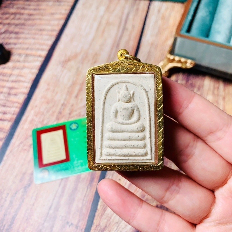 Authentic Thai amulet Luang Phor Kun Chongdi 2544 with rope chain 泰国佛牌 ...