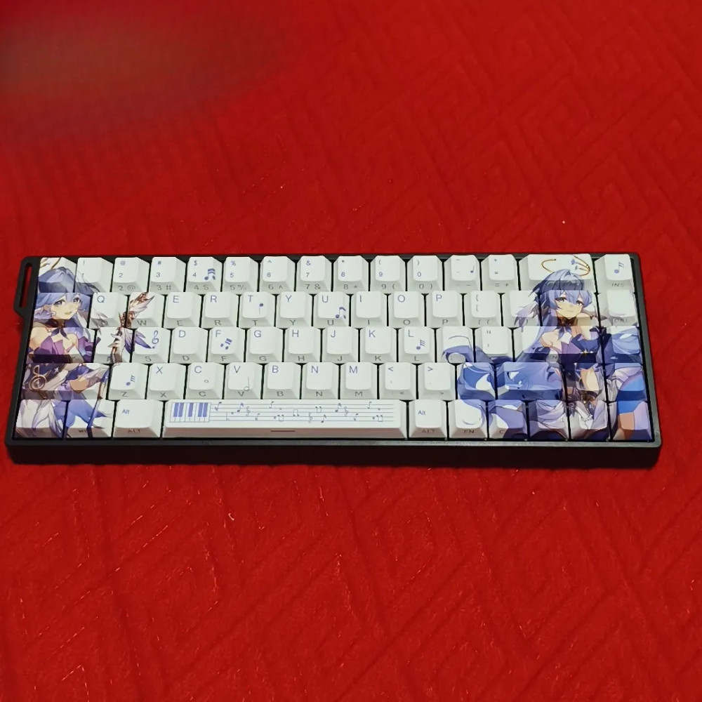 Robin Keycap Cherry Profile PBT Letter Side-engraved Light Transmission ...