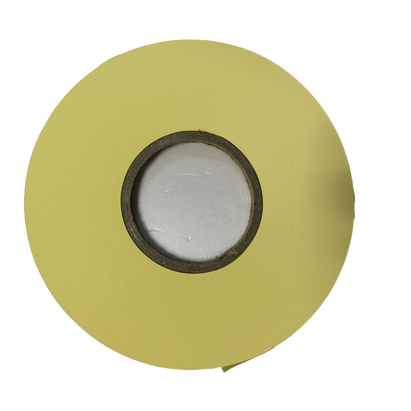 Inserting paper label, separating strip paper, marking paper, moving ...