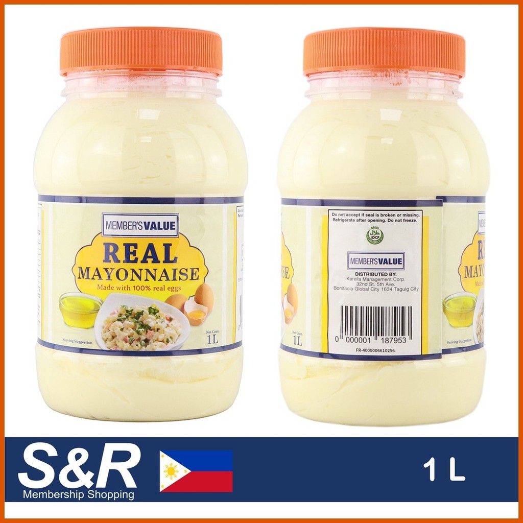 ️ Members Value Real Mayonnaise 1L | Shopee Philippines